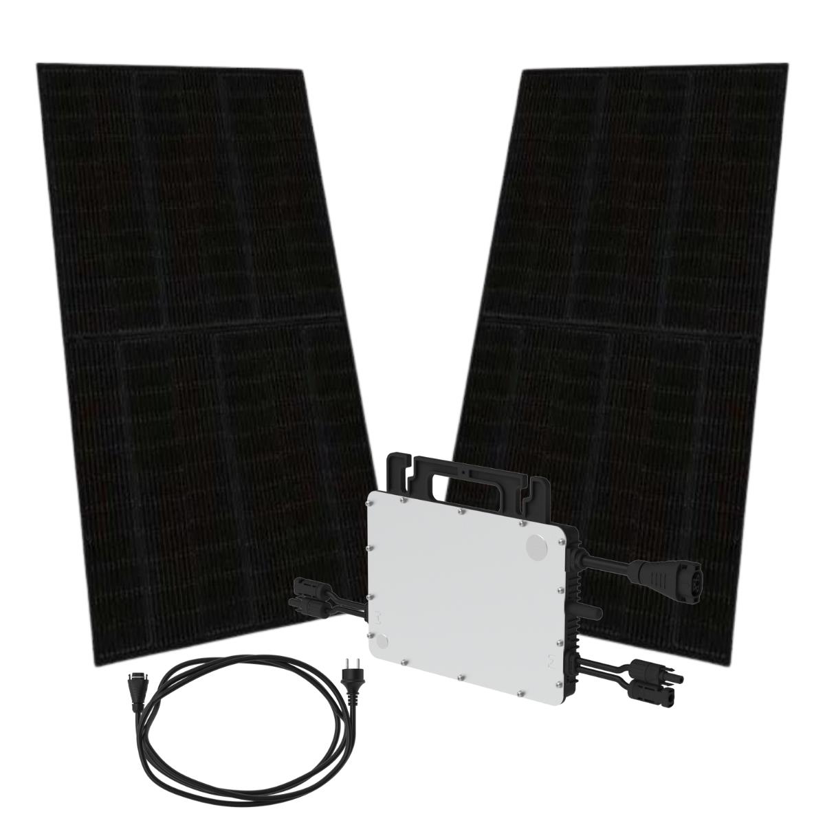 Plug and Play Zonnepanelen Set met Stekker en micro omvormer ...