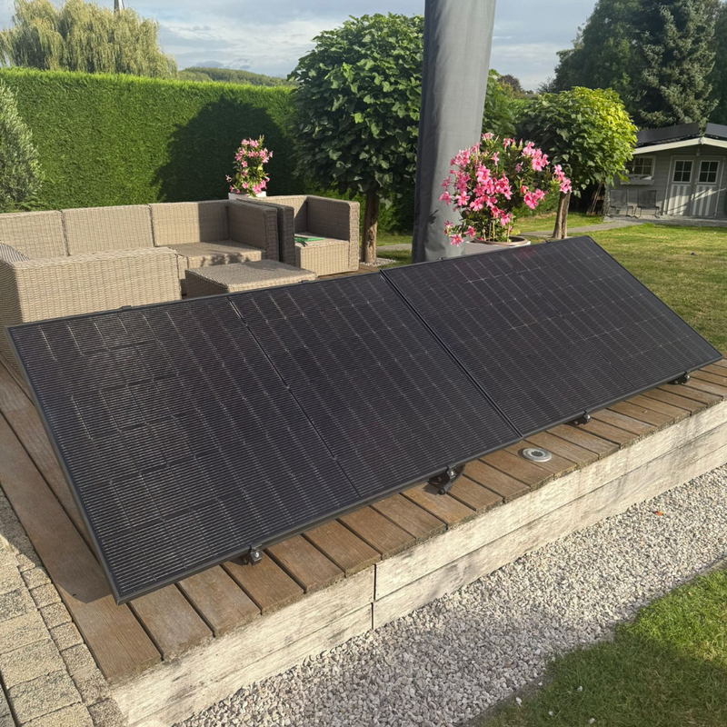 Plug and Play Zonnepanelen Set met Stekker en micro omvormer