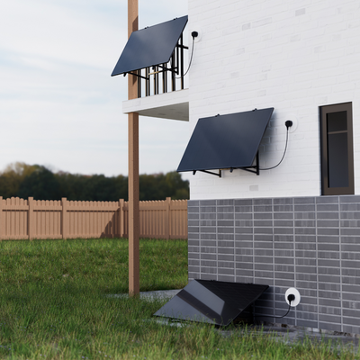 Plug and Play Zonnepanelen Set met Stekker en micro omvormer