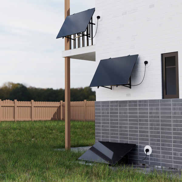 Plug and Play Zonnepanelen Set met Stekker en micro omvormer